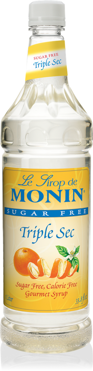 Monin Sugar Free Triple Sec Syrup 1L Plastic Bottle - Dilworth Coffee