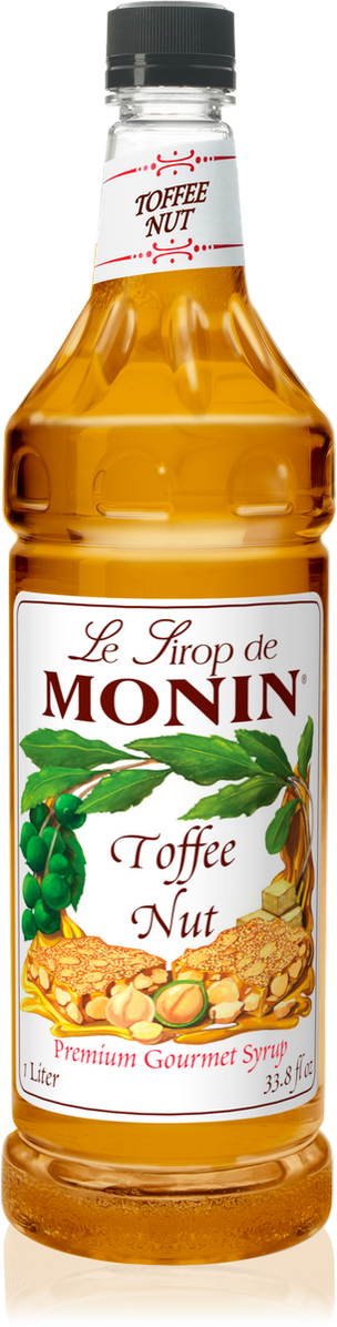 Monin Toffee Nut Syrup 1L Plastic Bottle - Dilworth Coffee