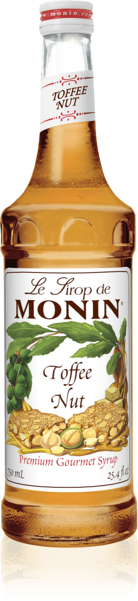 Monin Toffee Nut Syrup 750mL Glass Bottle - Dilworth Coffee