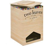 Two Leaves Square Tin For Sachet Dispensing - Dilworth Coffee