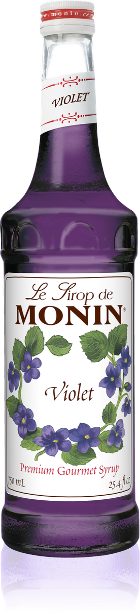Monin Violet Syrup 750mL Glass Bottle - Dilworth Coffee