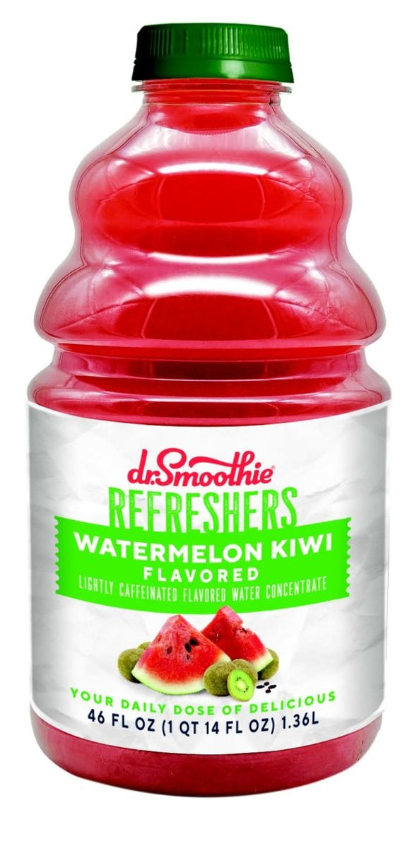 Dr. Smoothie Watermelon Kiwi Refreshers 46oz Bottle - Dilworth Coffee