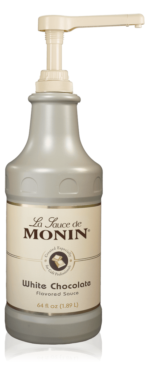 Monin White Chocolate Sauce 64oz Bottle - Dilworth Coffee