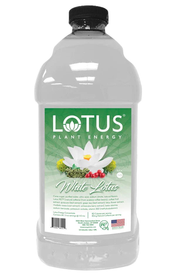 Lotus Energy White Concentrates 64oz Bottle - Dilworth Coffee