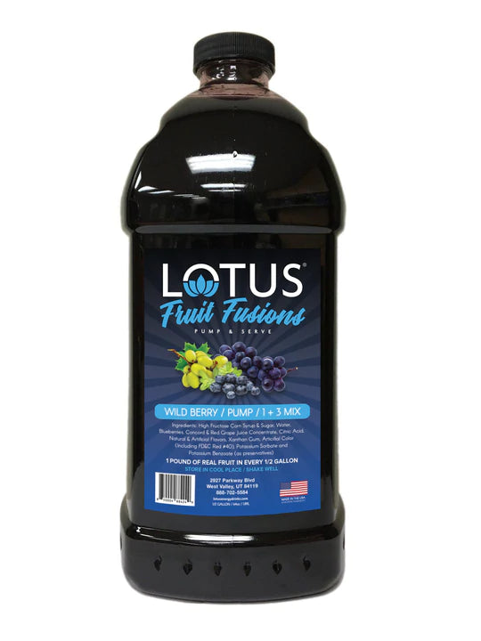 Lotus Energy Wild Berry Fruit Fusions Concentrates 64oz Bottle ...