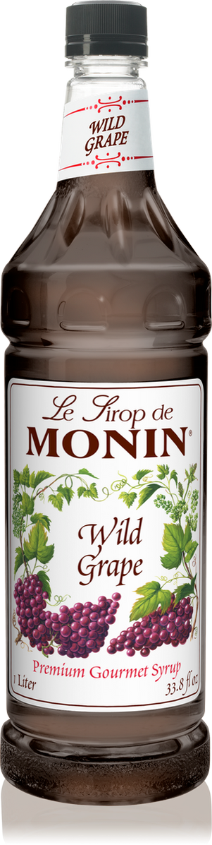 Monin Wild Grape Syrup 1L Plastic Bottle - Dilworth Coffee
