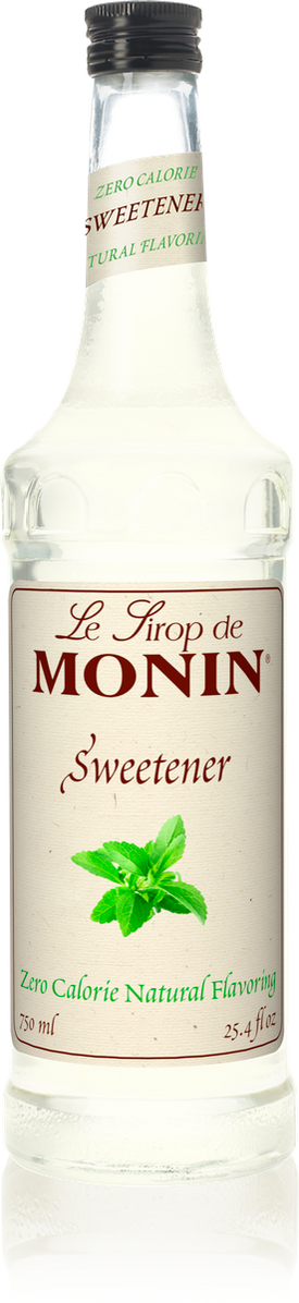 Monin Zero Calorie Natural Sweetener Syrup 750mL Glass Bottle ...